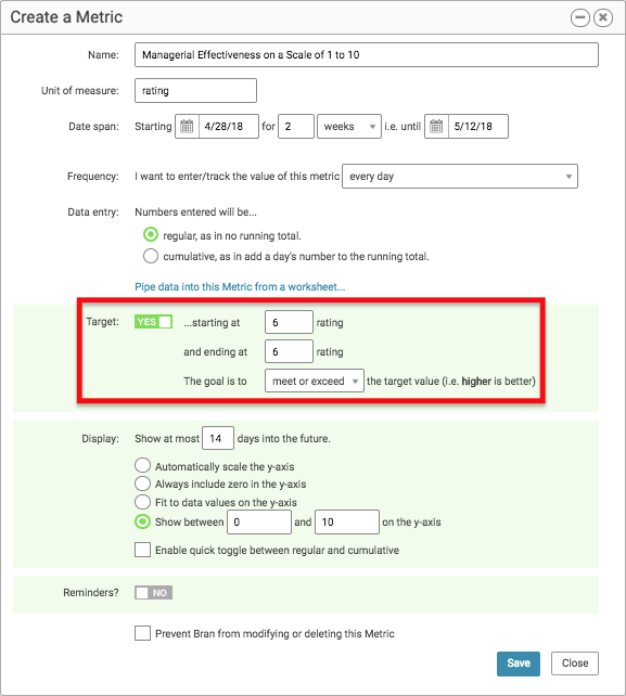 Four Types of Metrics